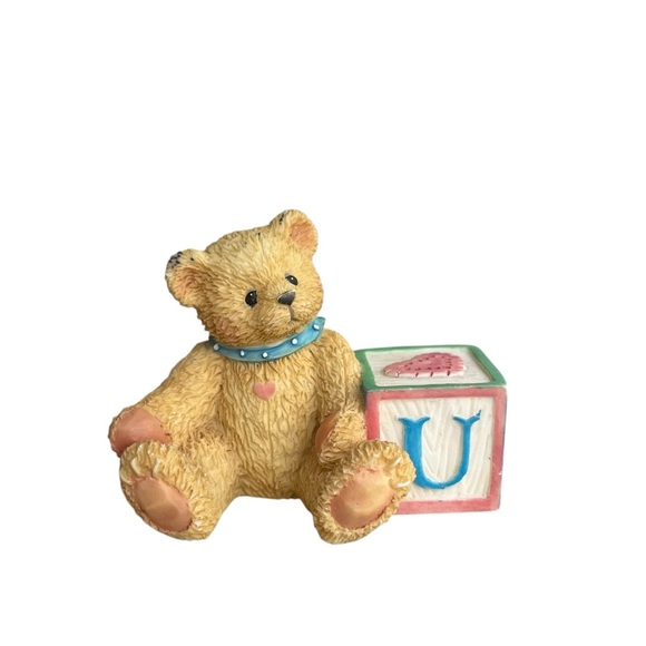 Cherished Teddies | Other | Cherished Teddies Teddy Bear H Building Block 58488u 1995 Priscilla ...